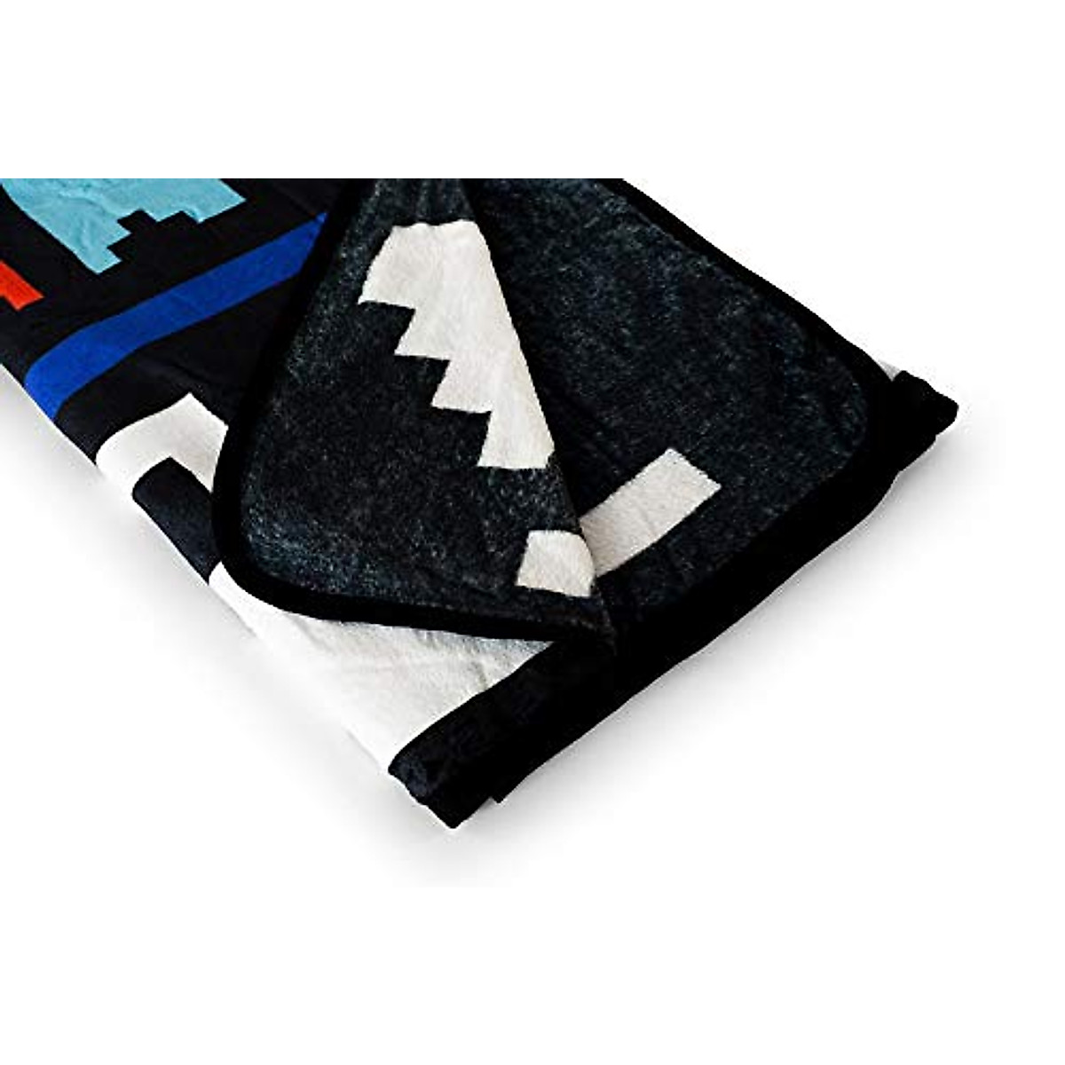 JUST FUNKY Pac-Man Game Over Throw Blanket | 45 x 60 Inch Soft Fleece Blanket