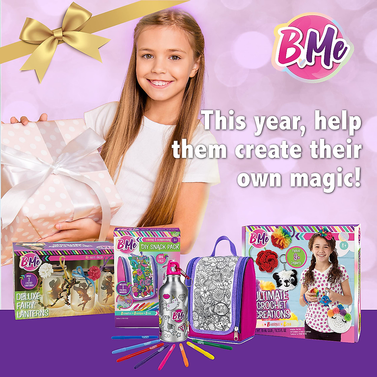 Paint Your Own Unicorn Craft Kit Ceramic Unicorn Snow Globe with Painting Art Crafts Unicorn Gift for Girls Tweens DIY Paint Potion Making Activity Kit for Kids Decorate Room Ages 6+