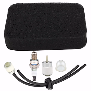 Butom 502844401 150BT Air Filter for Husqvarna 150BT 350BT 560BTS 350BF 150BF 560BFS Red Max EBZ5150 EBZ5100 EBZ5100RH EBZ6500RH EBZ5100Q EBZ5150RH EBZ650 Blower with Fuel Filter Line