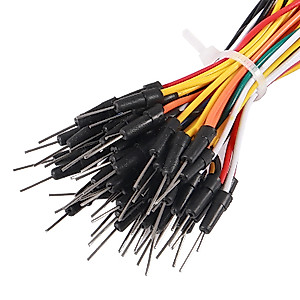 ACEIRMC 4set 65pcs Solderless Flexible Breadboard Jumper Wires Male to Male Compatible with Arduino Breadboard