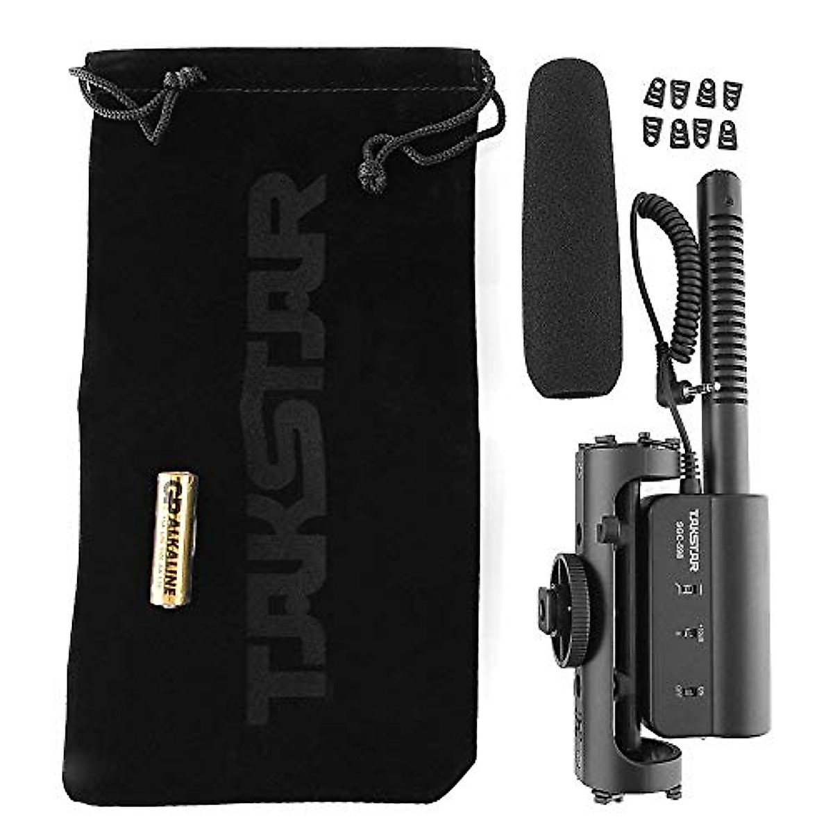 TAKSTAR SGC-598 Photography Interview Shotgun MIC Microphone for Nikon Canon DSLR Camera (Need 3.5mm Interface)Auxiliary