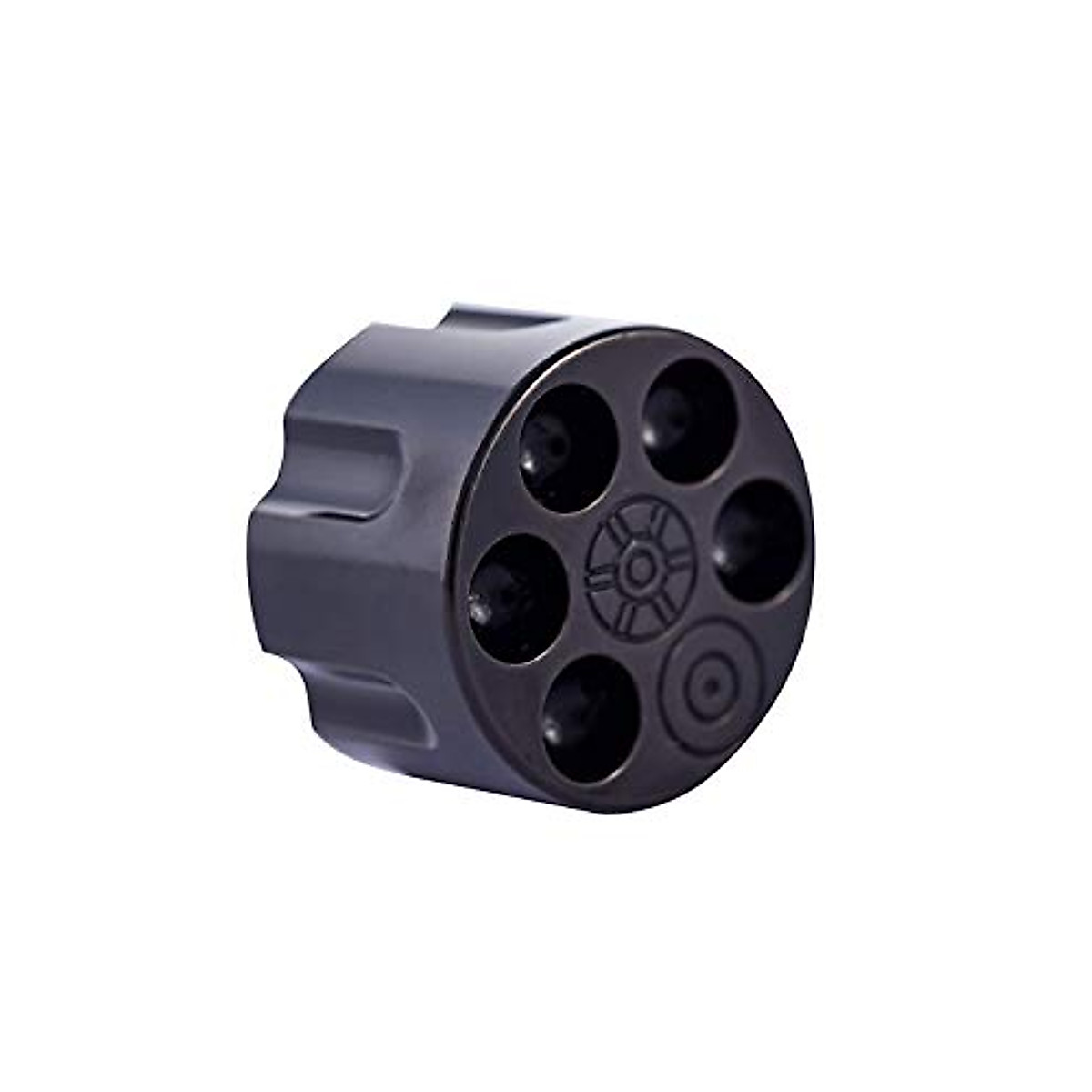 Guyker 3Pcs Guitar Potentiometer Control Knobs for 6mm(0.24”) Dia. Shaft Pots - Knurled Volume and Audio Switch Knob Replacement for Electric Guitar or Precision Bass - Zinc alloy, black