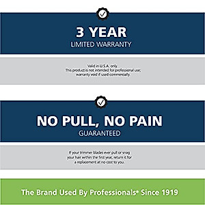 Wahl Lighted Nose, Ear, and Eyebrow Trimmer for Painless Easy to See Facial Hair Trimmer for Men & Women Battery Included. – Model 3023283