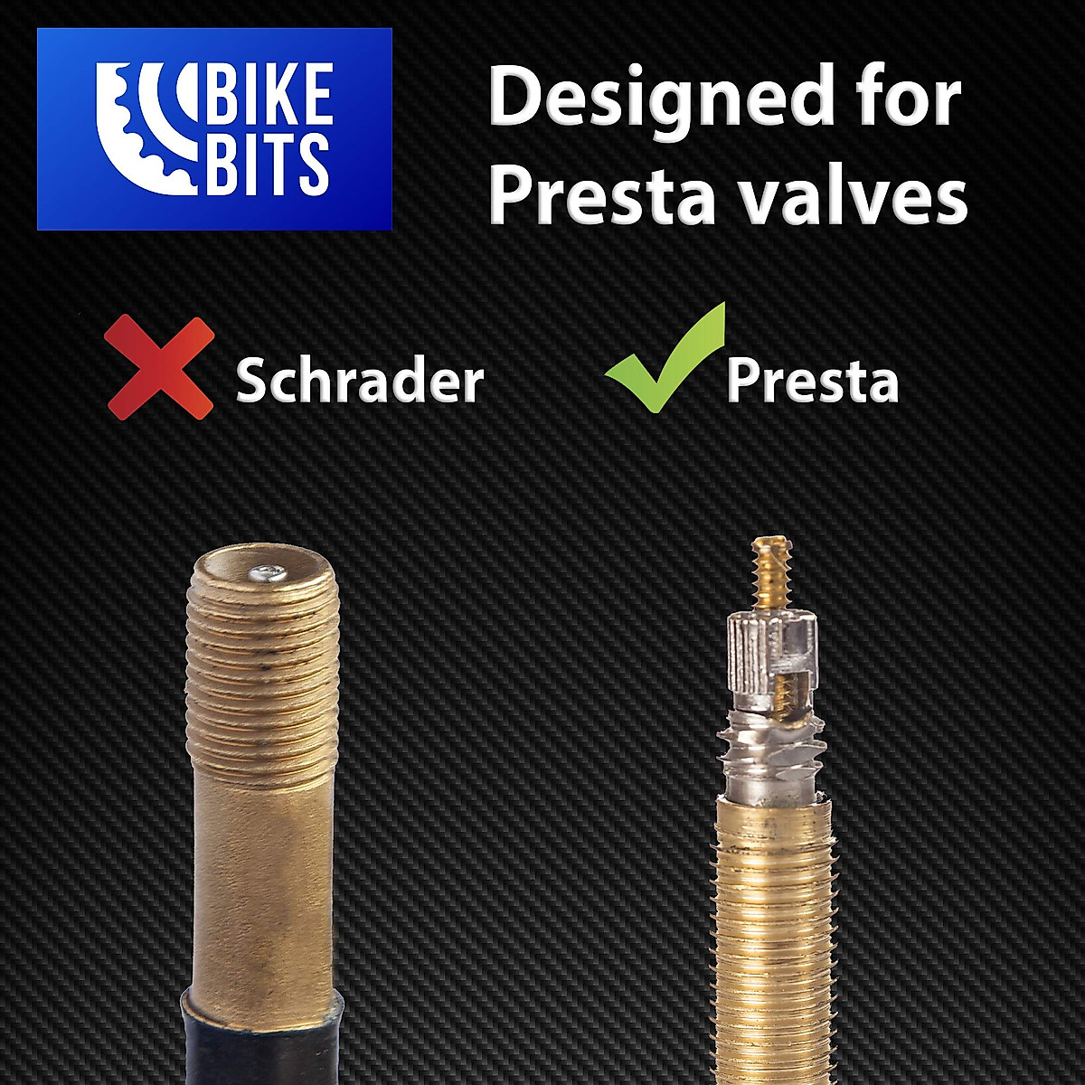 Presta Caps (Black, Pocket Rocket)