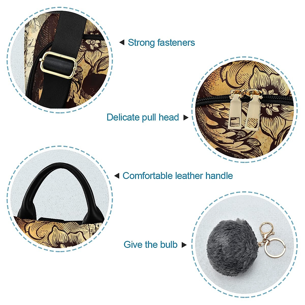 ALAZA Day of the Dead Skull Flower Women Backpack Anti Theft Back Pack Shoulder Fashion Bag Purse