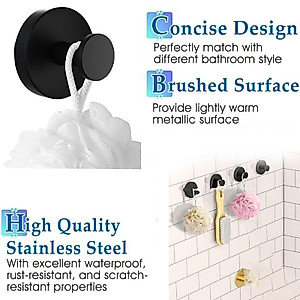 Luxe Hold No-Drill Hooks- 2024 New No Drill Hooks, Mounting on Glass Shower Doors, Mirrors, No Drill Hooks for Bathroom, Luxe Suction Cup Hooks (Silver/2pcs)