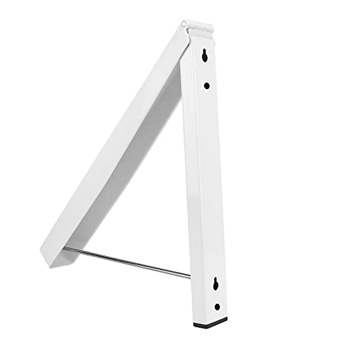 Mai Hongda Folding Clothes Hanger Wall Mounted Retractable Laundry Room Organizer Drying Rack Holder Stainless Steel Rod Hanging on Bathroom Balcony Garage Indoor/Outdoor Dryer (Triangle 1 Pack)