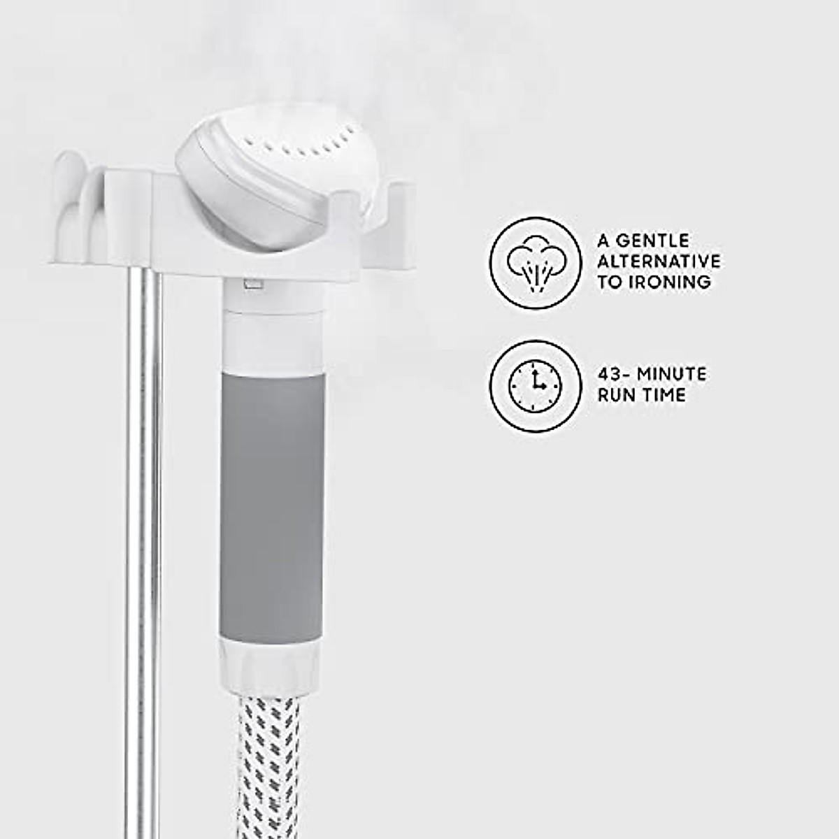 Sharper Image SI-470 Full Size Fabric Steamer with Hanger , White