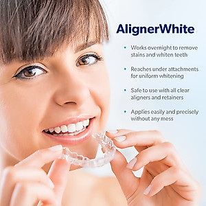 EverSmile AlignerWhite Teeth Whitening Pen | for Clear Aligners and Retainers, Aligner Whitener, Gel Whitening Pen in Fresh Mint. Twist, Apply and Smile!