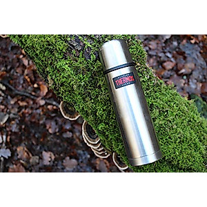 Thermos Light and Compact Flask (34oz) (Midnight Blue)