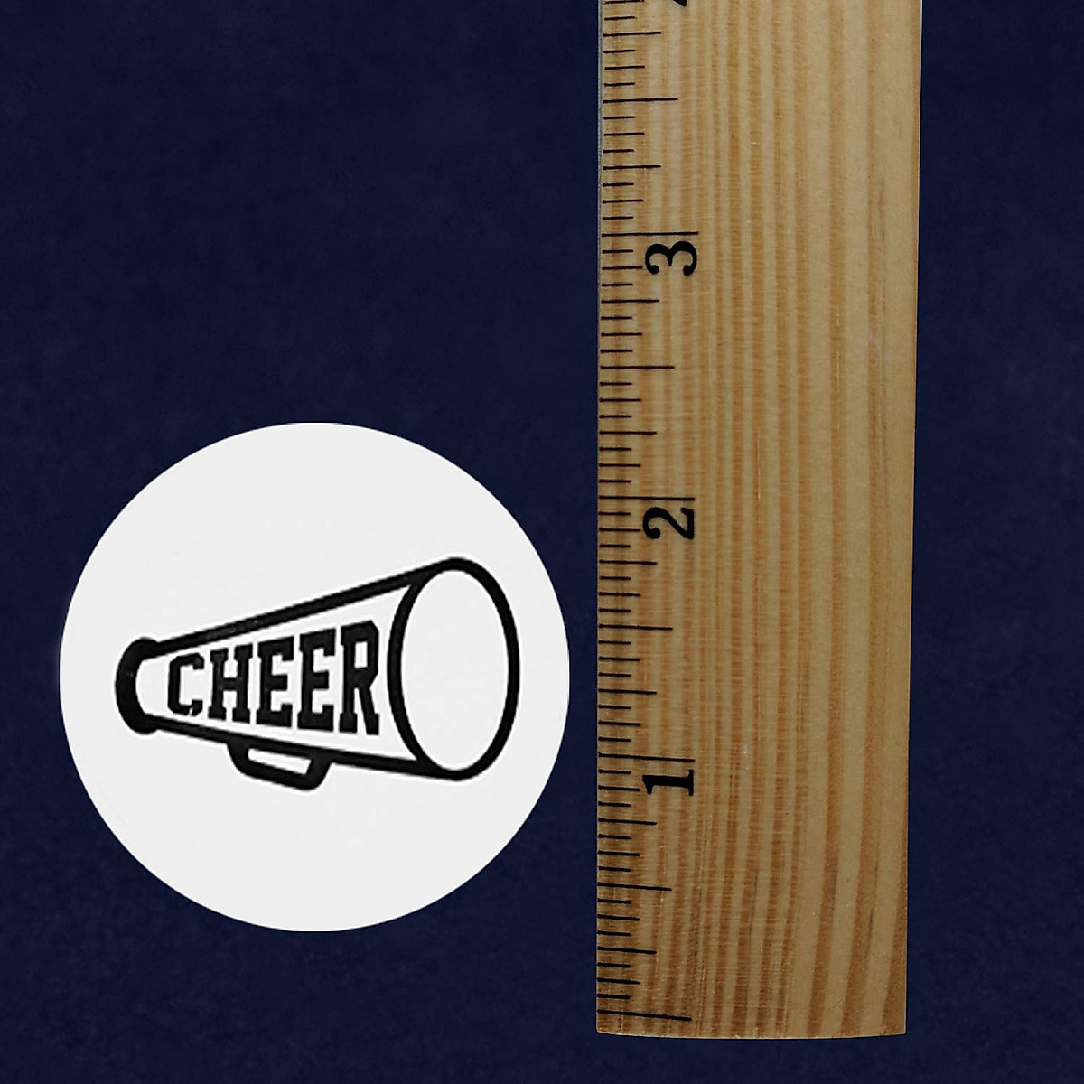 250 Cheerleading Megaphone Stickers