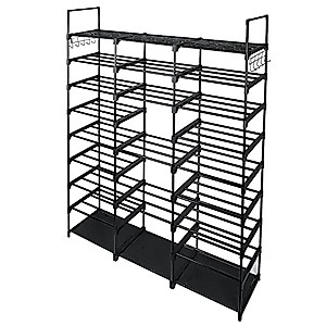 NIUBER 9 Tier Shoe Rack Sturdy Large Show Rack Heavy Duty for Entryway Shoe Shelves for Closet Shoe Rack Organizer for Entryway