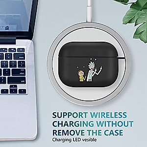 Cute AirPods Pro 2 Cases with Keychain, Soft Funny Cartoon Protective TPU Cover Compatible with AirPods Pro 2nd Generation 2022 Case