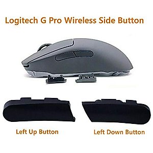 Zahara Mouse Side Button Side Key Replacement for Logitech G Pro Wireless Gaming Mouse Parts(Lower Left Button)