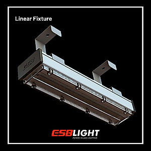 ESB Led Linear High Bay Light Fixture, 84W 10.080LM, 5000K Workshop Lighting for Garage Warehouse Industry, Aluminium, IP66