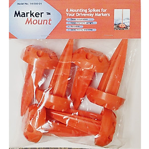 14-001-06 Marker Mount Driveway Stake, 6-Pack