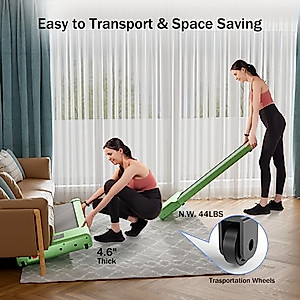 SupeRun Walking Pad Quiet, 2 in 1 Under Desk Treadmill, Walking Pad Treadmill Under Desk with 300LBS Weight Capacity, Installation-Free Walking Jogging Machine for Office Home Use