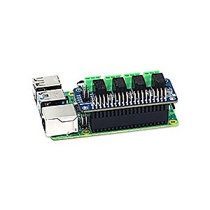 Relay 4 Zero 3V 4 Channel Relay Shield for Raspberry Pi, Relay HAT Expansion Relay Board for Raspberry Pi 4B/3B+/3B/2B/B+/A+/Zero and Zero W | Power Relay Module for Raspberry Pi