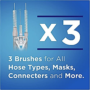 resplabs CPAP Tube Cleaning Brush - 3 Brushes Designed for 22mm, 19mm, 15mm Hoses