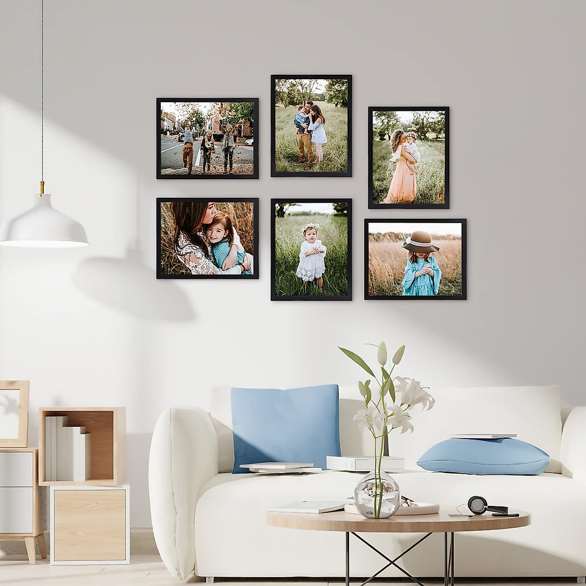 WIFTREY Black 8x10 Picture Frame Set of 18, Multi Photo Frames 8 by 10 Bulk for Wall Hanging or Tabletop Display