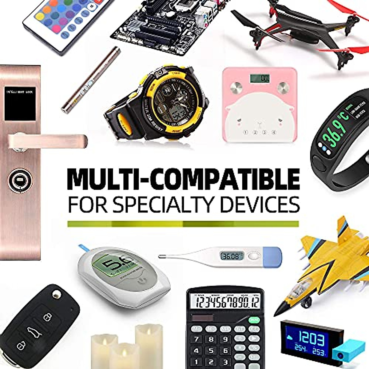 VEEEDDY CR2025 Battery 3v Lithium 2025 Battery Long Lasting cr2025 3v Lithium Battery for car Remote Key 20pcs