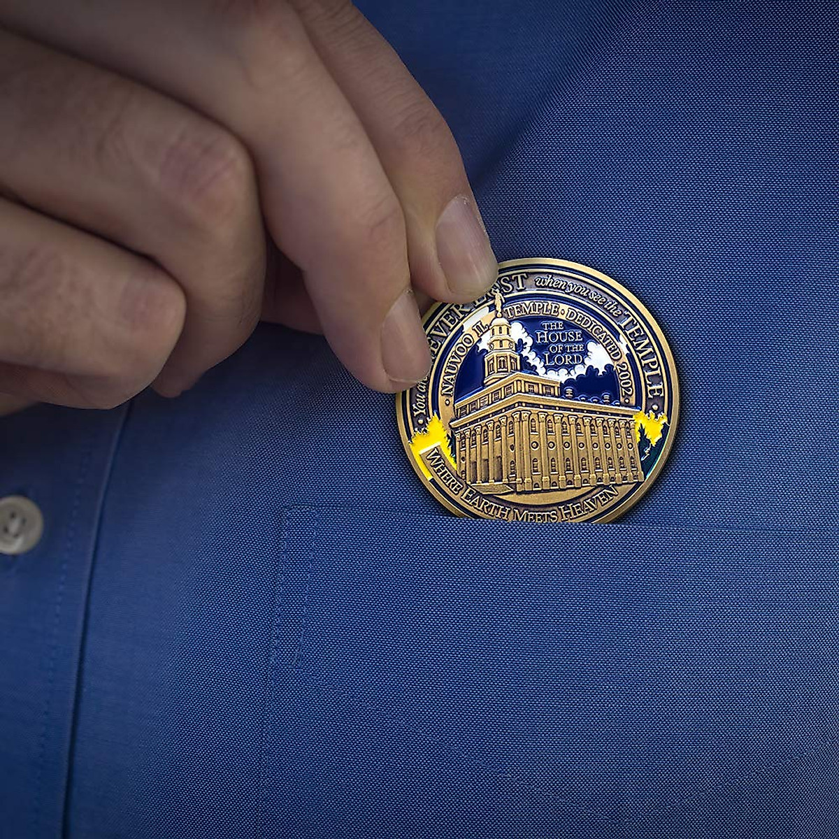 Armor Coin LDS Nauvoo Temple Medallion