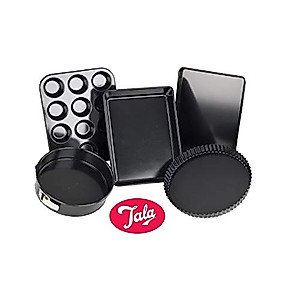 Tala Performance, Yorkshire Pudding Tin, Professional Gauge Carbon Steel with Whitford Eclipse Non-Stick Coating, Roasting and Cooking