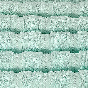 Comfort Realm Ultra Soft Towel Set, Combed Cotton 600 GSM 100 Percent Cotton (Mint, 2 Bath Sheet)