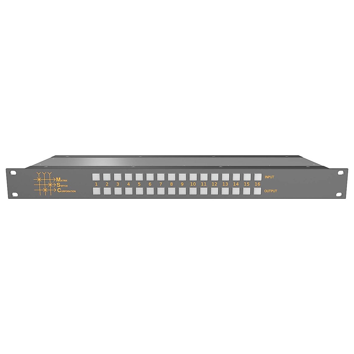 MSC-XD0816L Matrix Switch 8 Input 16 Output 3G-SDI Video Router with Button Panel