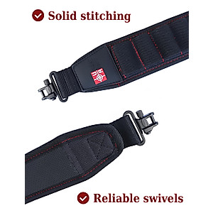 Underalert Shotgun Sling for 12ga Gun Sling for Shotgun with 15 Shell Holders, Gun Slings for Rifle Hunting Gun Strap for Shotgun, Rifle Sling with Swivels Sling Shot Gun 2 Point, Small Game Bandolier