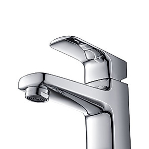 Kraus KEF-15501CH Virtus Single Lever Basin Faucet, Chrome