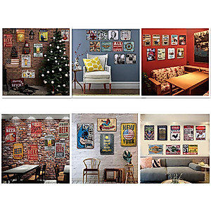 ZMKDLL Bon Appetit French Chef,12"X8" Plaque Distressed Wall Metal Tin Sign for Home Bar Garden Kitchen Pub Bistro Wall Art Decor