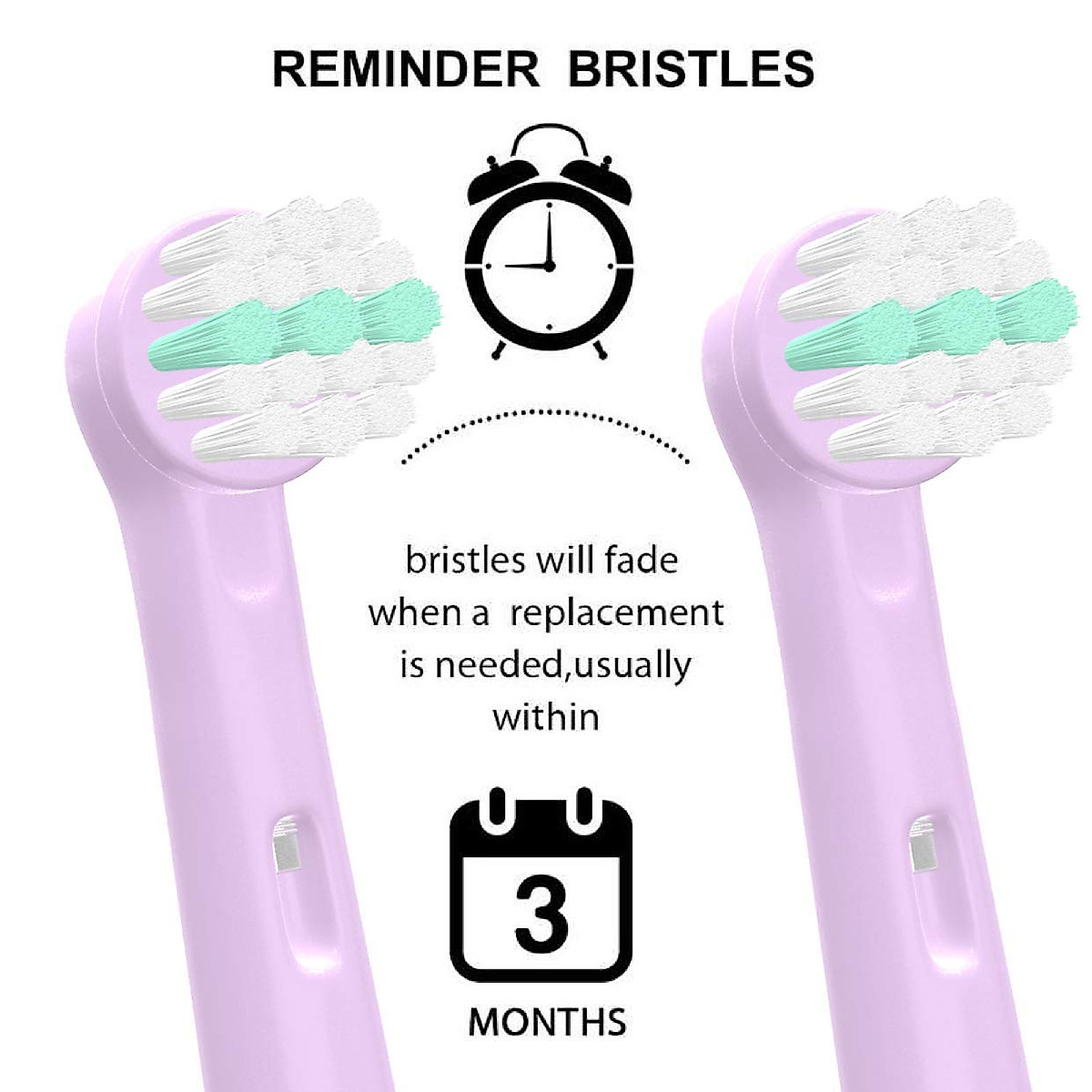 VINFANY 8PCS Toothbrush Head for Oral b,Replacement Toothbrush Heads Compatible for Braun Electric Rechargeable Toothbrush, for Vitality 3D All 8 Pack