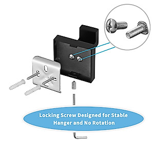 Durafe Towel Hooks for Bathrooms,Matte Black Robe Towel Hooks Wall Mounted 304 Stainless Steel for Bath Coat Shower Kitchen Heavy Duty Wall Hooks 2 Pack