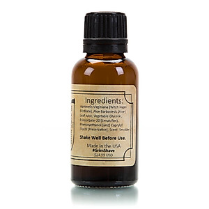 The Blades Grim – Aftershave Oil, Handmade in the USA (Smolder, 1oz)