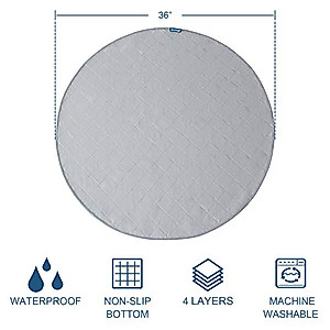 Moonsea Washable Dog Pee Pads of Premium Pee Pads for Dogs, Waterproof Dog Whelping Pads, Reusable Pee Pad Quilted, Fast Absorbing Training Pads for Dogs, Housebreaking Absorption Pads(1pack)