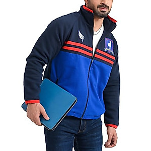 All Jackets Men Ted Lesso Jason Sudekis Brendan Hunt Blue Football Coach Track Suit Jacket (XL) (12)