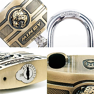 2in Hardened Keyed Hardware Padlock with 4 Special Keys
