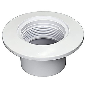 Pentair 542423 2-Inch Slip Body Insider Wall Fitting for Schedule 40 PVC Gunite Concrete Pool Pipe, White