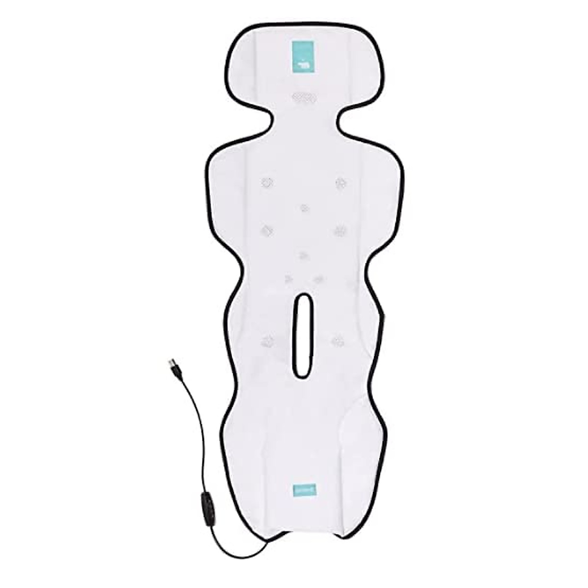 POLED Airluv Car Seat Liner, Absorbs Sweat, Moisture Wicking Wind Proof Fabric, Car Seat Cooling Pad For Toddlers, Kids, Babies, Accessories for Baby in Hot Summer, Button Control- Tiffany