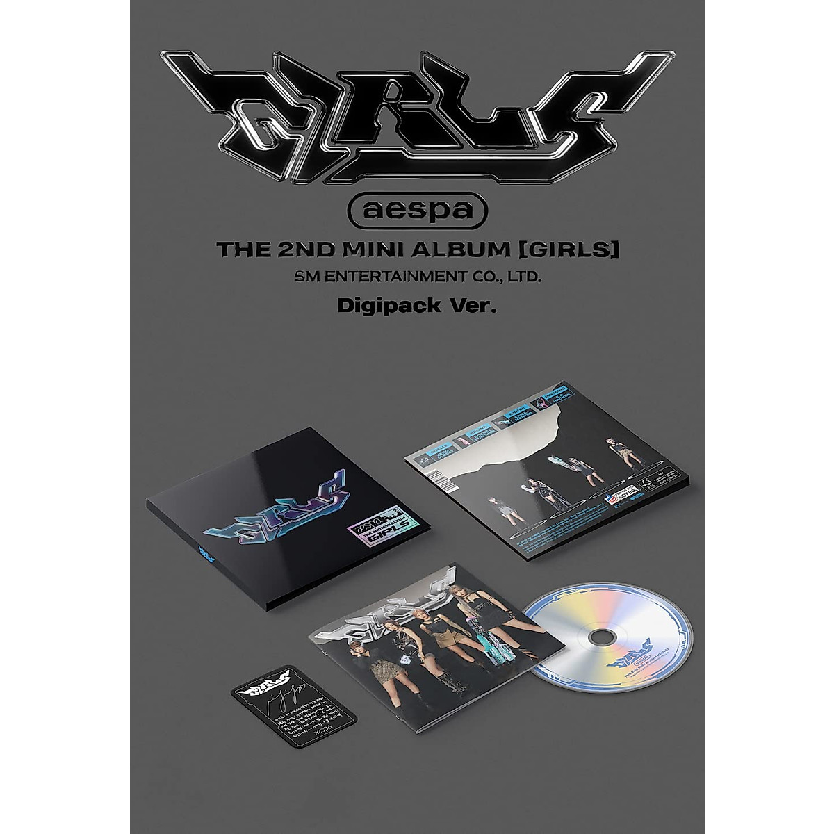 Dreamus aespa - 2nd Mini Album Girls DIGIPACK ver. CD (5 versions SET) (SMK1455)