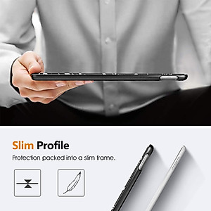 Fintie Case for iPad 9th Generation (2021) / 8th Generation (2020) / 7th Gen (2019) 10.2 Inch - Lightweight Slim Shell Standing Hard Back Cover with Auto Sleep/Wake Feature, Composition Book Black