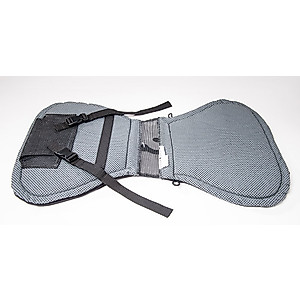 Yakpads High Back Cushioned Seat Pad, Gel Seat Pad for Kayaks, Portable Seat Cushion for Outdoor Watersports and Recreation - Cascade Creek (High Back)