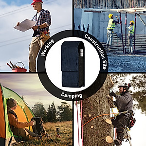 ykooe Multitool Sheath Compatible with Leatherman EDC Belt Organizer Tool Holster Nylon Pouch, Blue