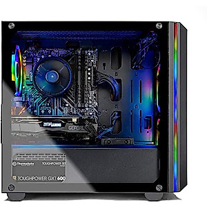 Skytech Gaming Skytech Chronos Mini Gaming PC Desktop - AMD Ryzen 3 3100, NVIDIA GTX 1660 Super 6GB, 16GB DDR4 3200, 500GB SSD, AC Wi-Fi, Windows 10 Home 64-bit