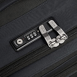 DELSEY Paris Sky Max 2.0 Softside Expandable Luggage with Spinner Wheels, Black, Checked-Medium, 24 Inch