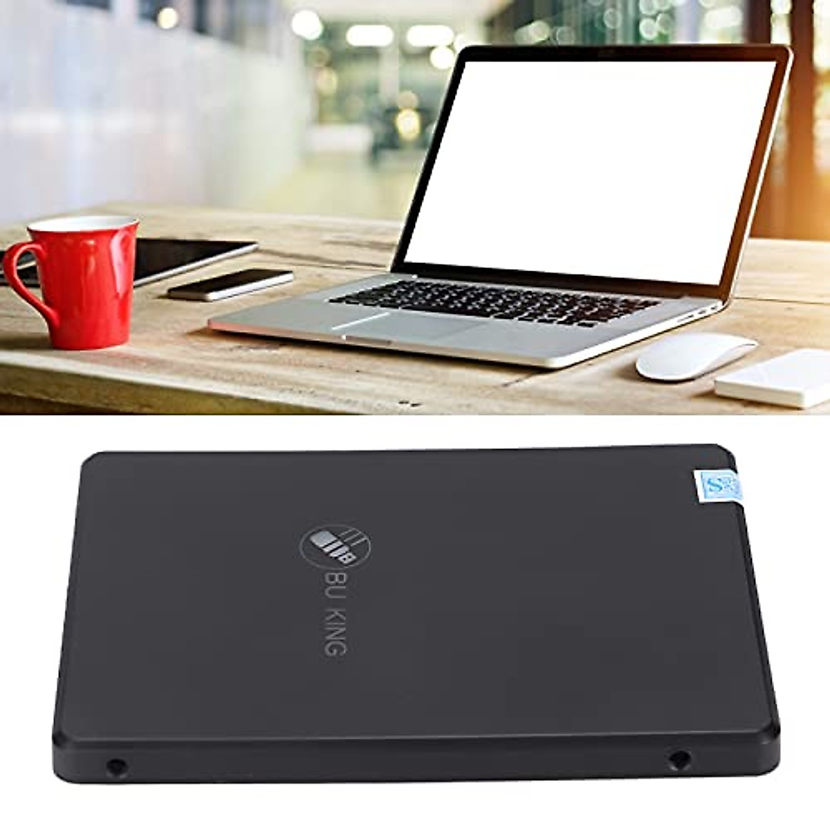 JINDI Solid State Drive, Long Service Life High Speed Transmission Mobile Hard Drive ECC Intelligent Error Correction for Desktop for Laptop(#4)