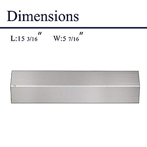 Folocy Stainless Steel Grill Heat Plates Shield Heat Tent BBQ Gas Grill Replacement Parts for Costco CGR30LP, SGR27LP, Sonoma SGR27, Tuscany CS784LP, cs892lp, SH-CS812LP, SGR30M, SGR30MLP Grill Model