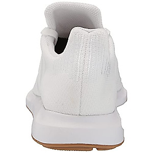 adidas Men's Swift Running Shoe, White/White/Gum, 10