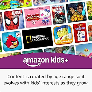 New Amazon Fire HD 8 Kids Pro tablet, ages 6-12. Bright 8" HD screen, includes ad-free content, parental controls, 13-hr battery, slim case for older kids, 32GB, Hello Teal, (2024 release)